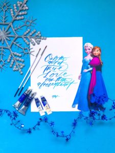 Mulan Calligraphy: Trace Your Movie Quote - PositiveLeePeilin