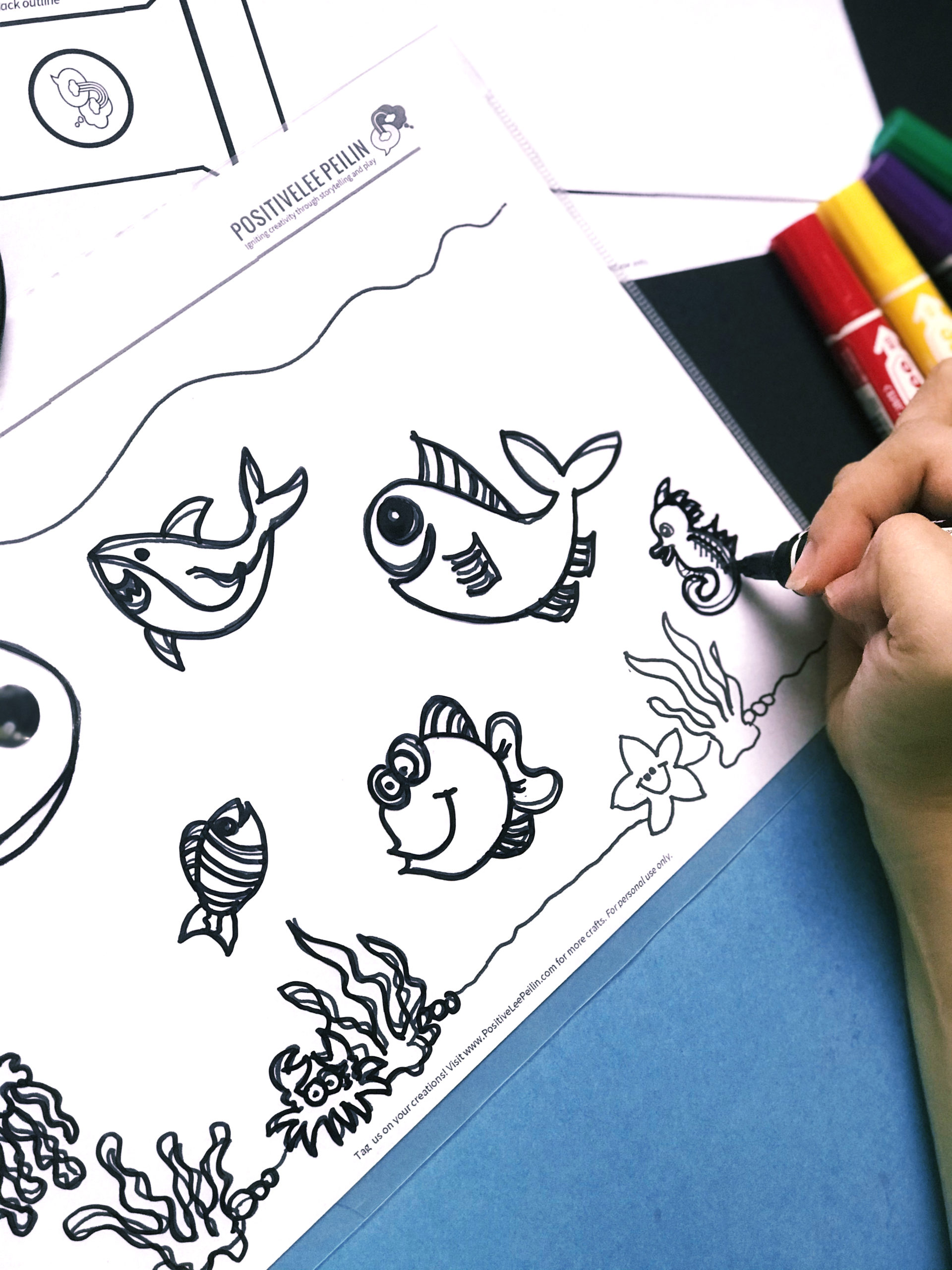 Ocean Torchlight DIY Craft to Find Your Fish! - PositiveLeePeilin